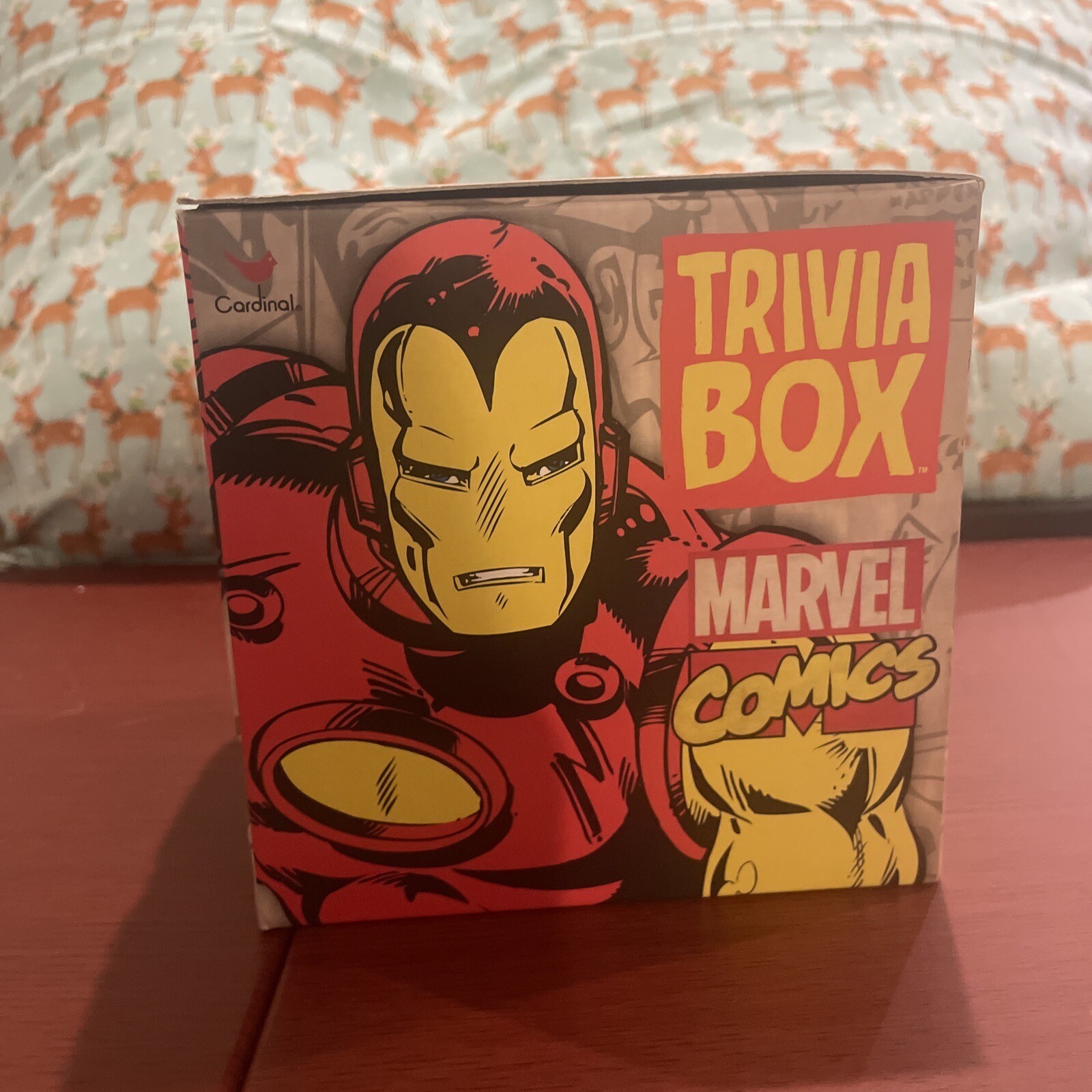 MARVEL Comics Trivia Box Game Cardinal Avengers Spider Man Captain ...