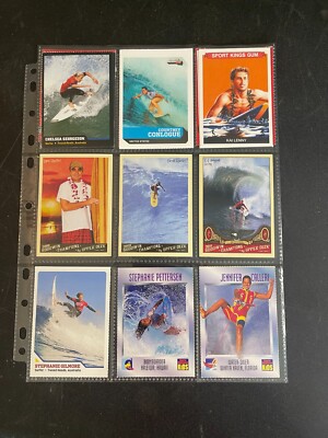 12 Men's/Women's Surfing Trading Cards (R) | eBay