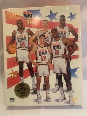 1992 USA Basketball 200 Piece Poster Puzzle NBA No Card Opened Vintage ...