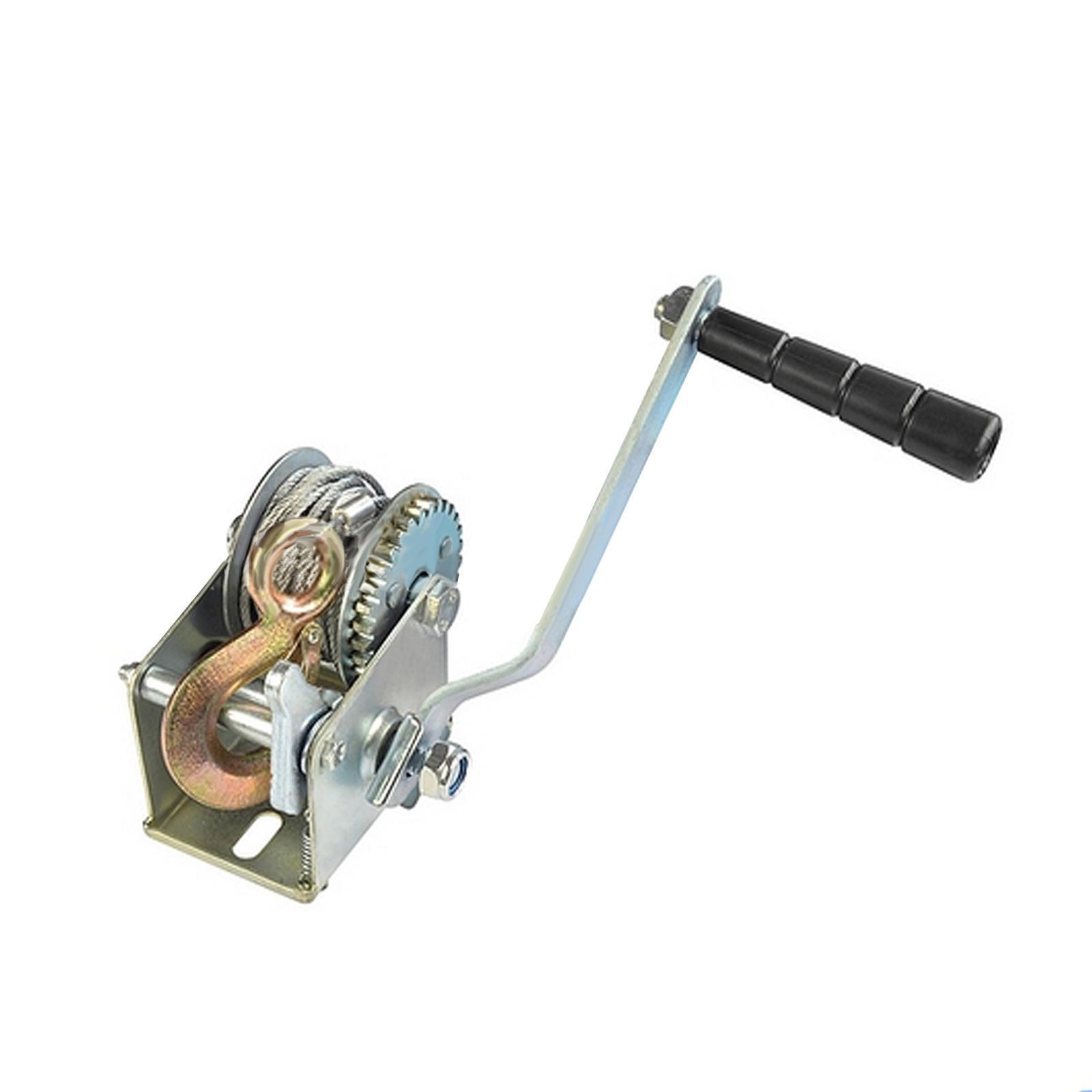 Manual Hand Winch 500lbs with Rope Attachments Easy Using Practical for ...