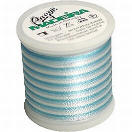 Madeira Variegated Rayon Thread 200m - 2025 Teal Blue | eBay UK