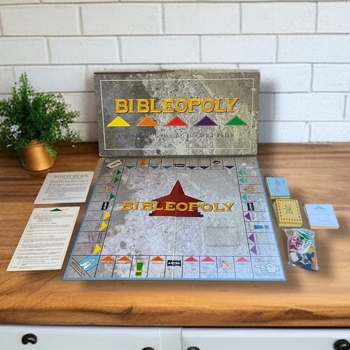 Bibleopoly Board Game A Biblical Game of Fun and Faith Late for the Sky ...