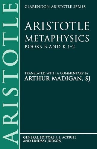 Aristotle Aristotle: Metaphysics Books B and K 1-2 (Poche) 9780198751069 | eBay