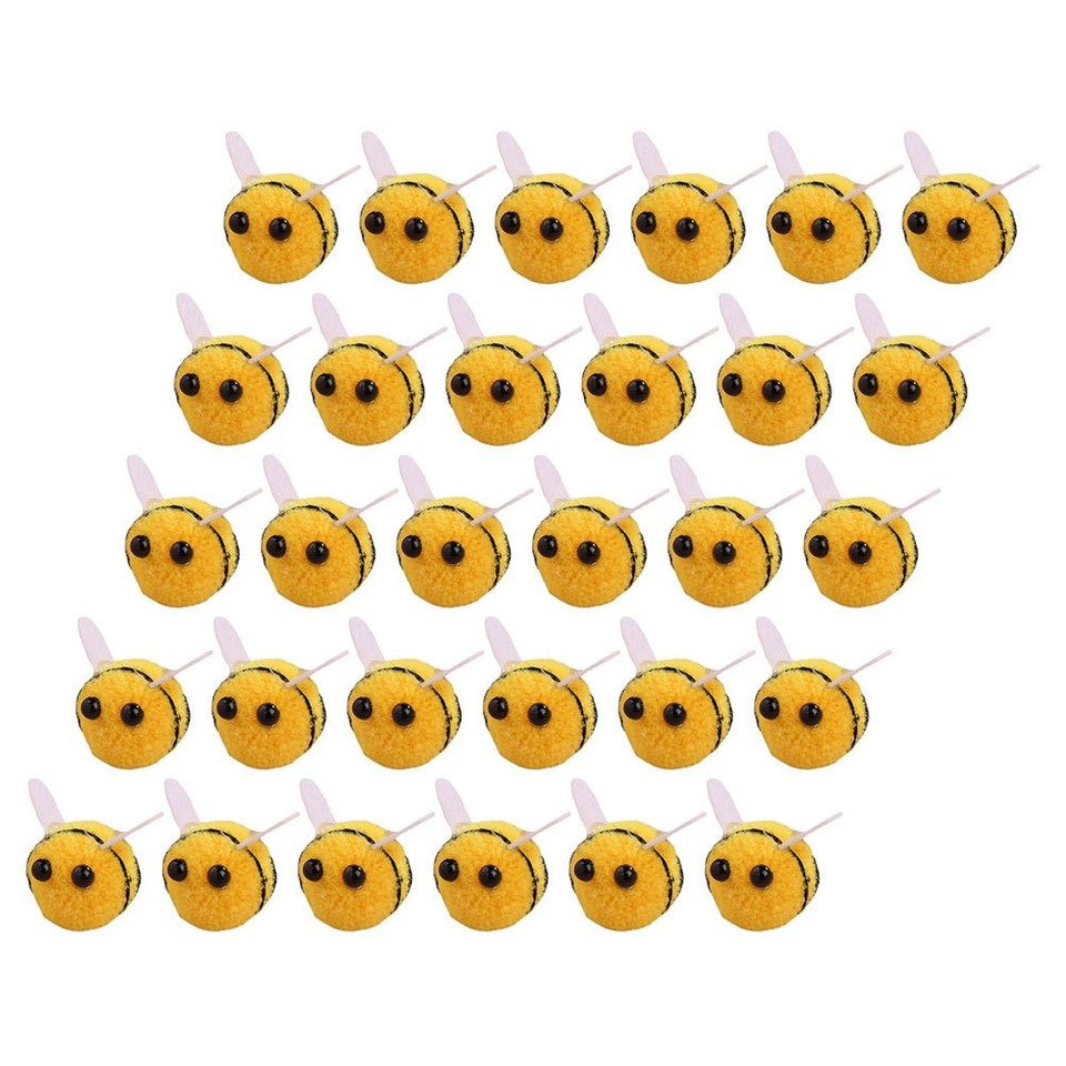 50 Pcs Wool Felt Crafts Mini Felt Bees For Party Decor And Craft Projects | eBay UK