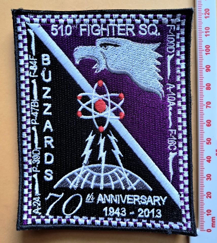 USAF Patch 510th Fighter Squadron F-16 Aviano Air Base 70th Anniversary ...