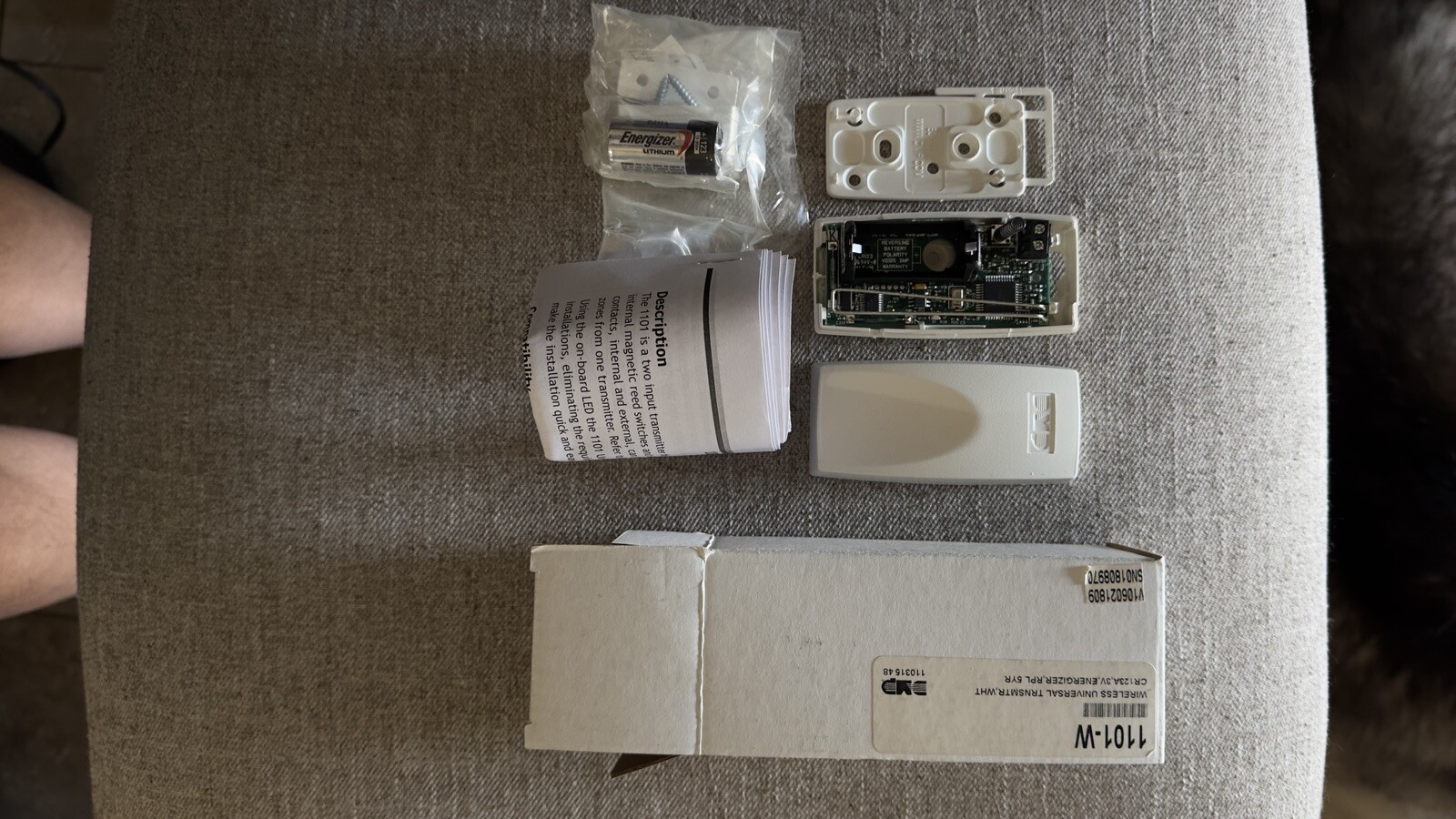 DMP 1101-W Door/Window Wireless Transmitter compatible with all DMP ...