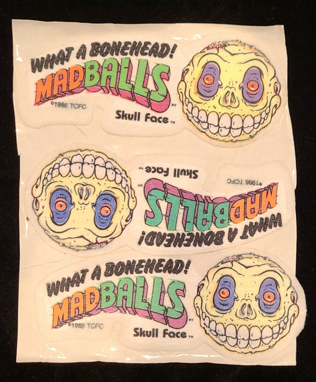 Vintage Madballs Skateboard Elbow Pads & Iron-On Patches Amtoy 1985 | eBay