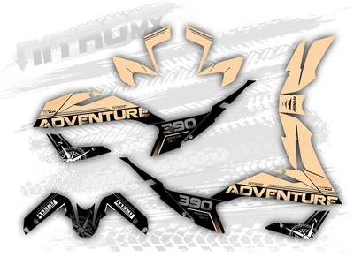 Graphics Kit fits KTM 390 ADVENTURE 2020 2021 2022 2023 2024 Decals ...