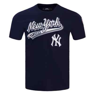 Pro Standard - MLB New York Yankees Men's Script Tail Logo Tee - Navy ...