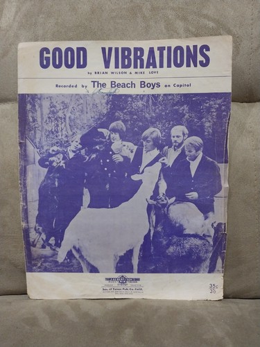 The Beach Boys Good Vibrations Sheet Music Australia 1966 | eBay