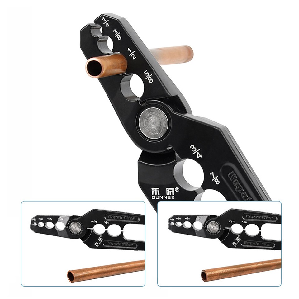 CT-301 Manual Refrigeration Pliers Copper Tube Rounder Flat Tube ...