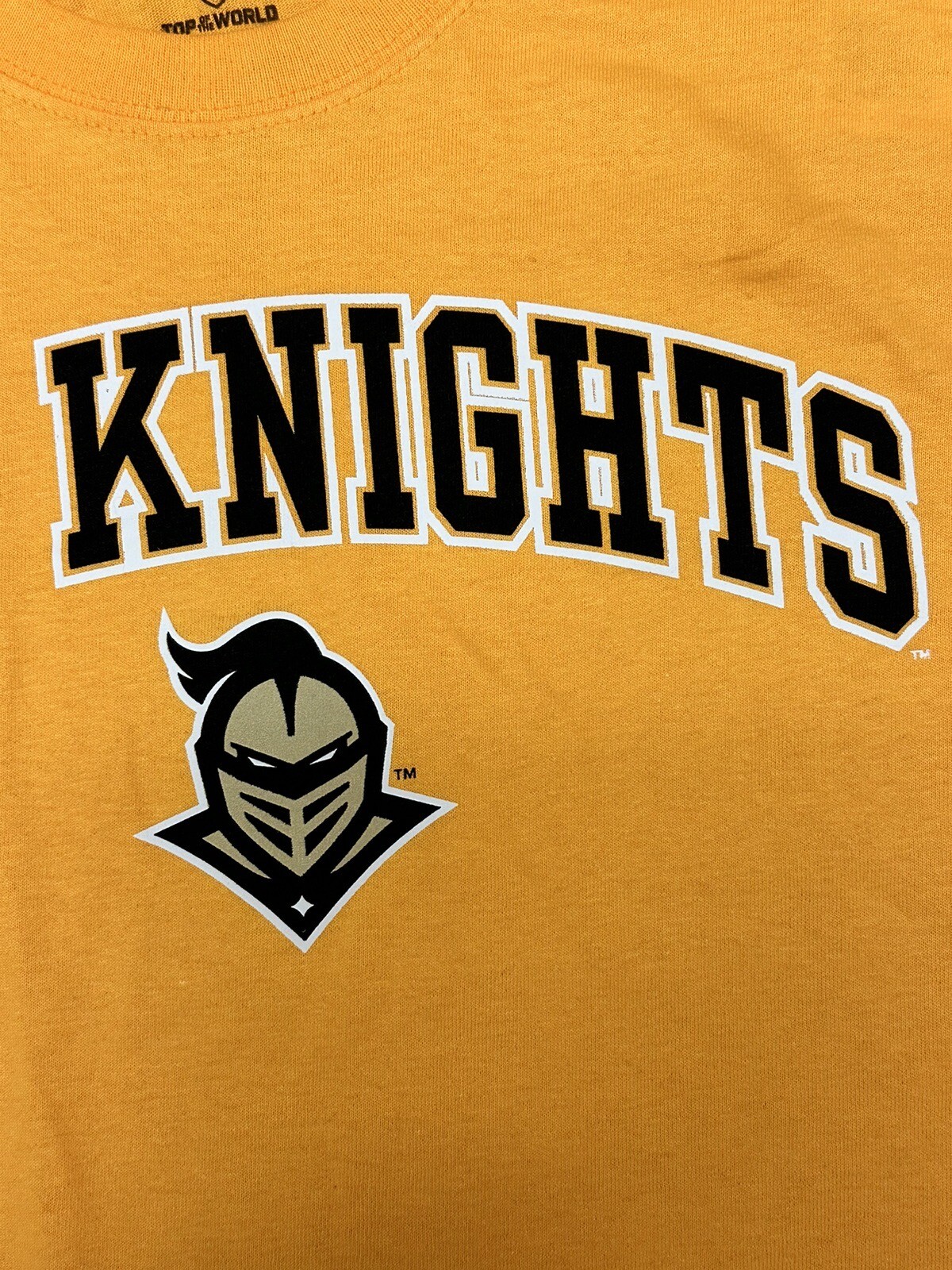 UCF Knights Yellow T Shirt XL Top Of The World Brand - New Without Tags ...