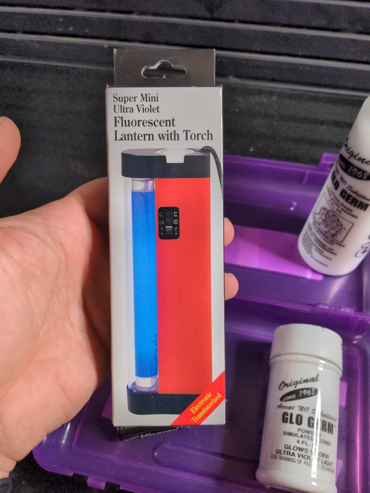 Glo-germ Products Experiment Mini Kit Germs Teaching Hygiene Safety 2oz ...