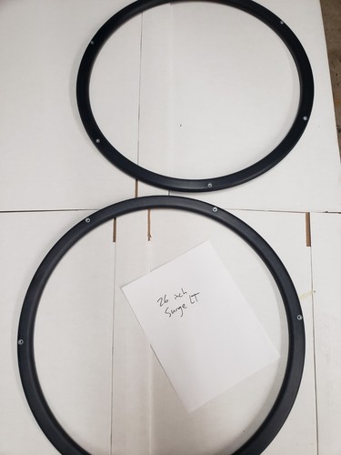 Surge LT Wheelchair Handrims 26" (PAIR) 6 Rivnut, open box | eBay