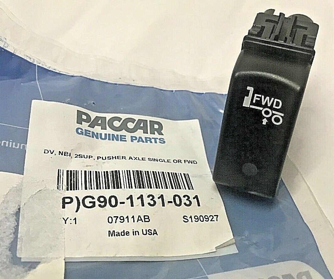 *NEW* GENUINE PACCAR OEM SINGLE FORWARD AXLE LIFT AXLE SWITCH ~ G90 ...