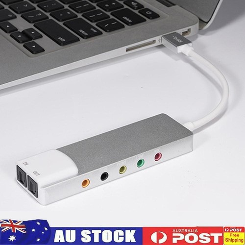 USB Sound Card AC-3 DTS External Audio Card SPDIF for PC Computer ...