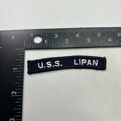 US Navy USS LIPAN Tab Patch (Rocker, UIM) 42MQ | eBay