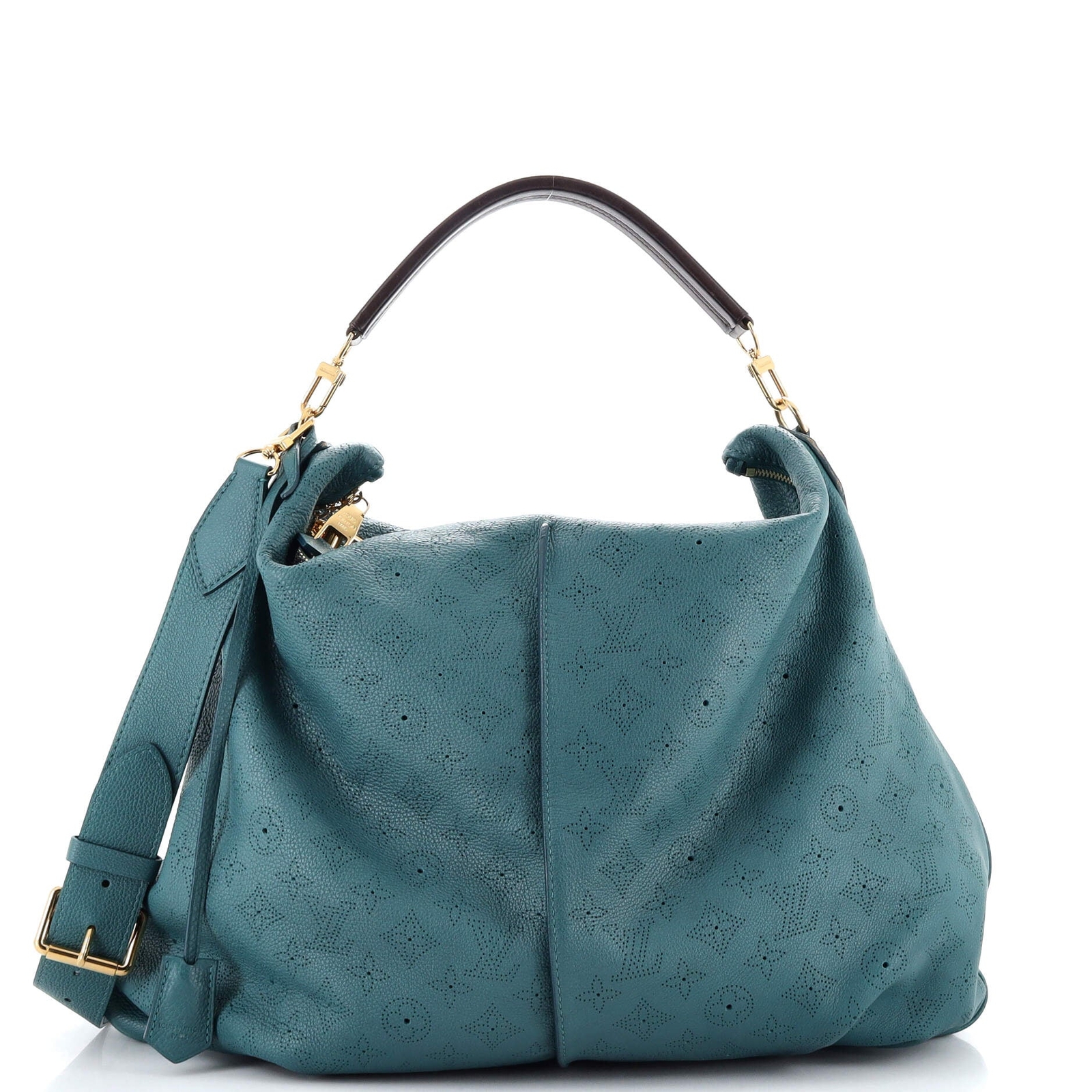 Louis Vuitton Selene Handbag Mahina Leather GM - Gem