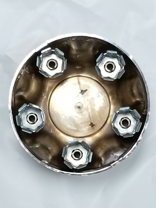 Set of 4 Ford 5 Lug Chrome Center Cap Wheel Cover Rim Hub Caps Small ...