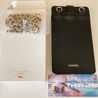 New CHANEL GWP COCO CRUSH VIP Novelty Smartphone Cace Card Pocket BLACK ...