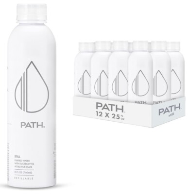 PATH Still Bottled Water - Ultra-Purified, pH-Balanced Purified Water ...