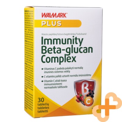WALMARK IMMUNITY Beta-Glucan Complex 30 Tablets Respiratory Health Supplement | eBay
