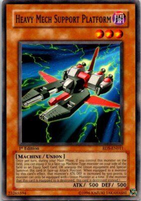 Heavy Mech Support Platform RDS-EN011 Yu-Gi-Oh! Card Heavy Play 1st ...