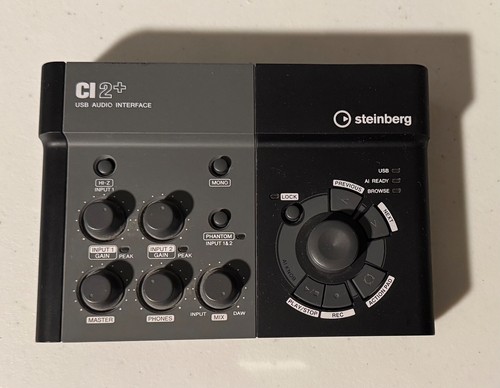 Steinberg CI2+ Advanced Integration Controller USB Audio Interface ...