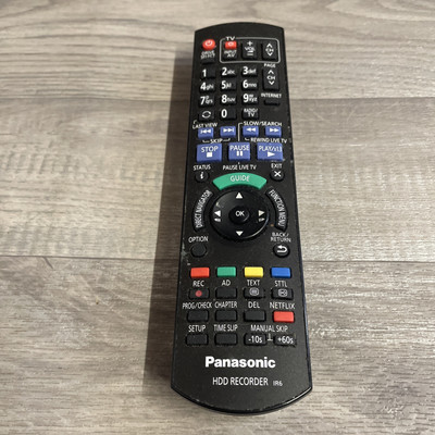 Panasonic BD HDD Recorder Remote Control IR6 Genuine IR Controller ...