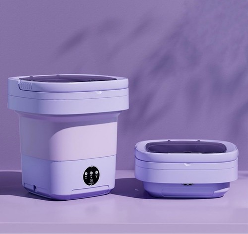 11L Purple Portable Washing Machine,Mini Washer,Upgraded Large Capacity ...