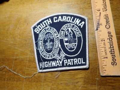 SOUTH CAROLINA STATE TROOPER EARLY VEST PATCH OBSOLETE BX 10 #30 | eBay