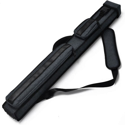 Champion 2X2,2X3,3X4 nylon Billiard Pool Cue Stick Black Hard Case 2S2B ...