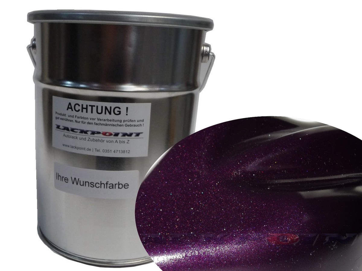 Purple Metallic Car Color 1lt Neat Cellulose Extreme Sparkle Twilight
