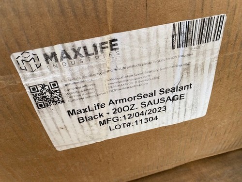 (20 PACK) Maxlife ArmorSeal Sealant / Black - 20 oz Sausage | eBay