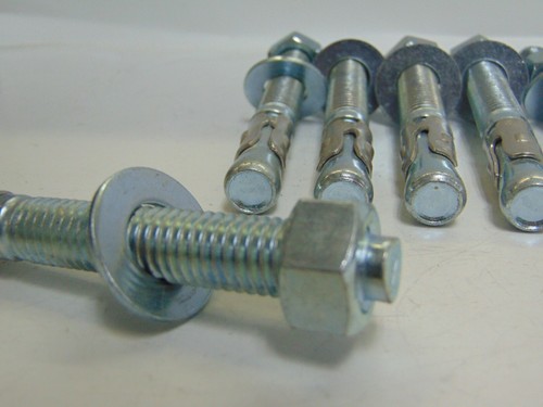 FASTENAL STEEL ZINC PLATED WEDGE ANCHORS 1 2 X 4 1 4 WA50414 LOT OF fastenal-steel-zinc-plated-wedge-anchors-1-2-x-4-1-4-wa50414-lot-of