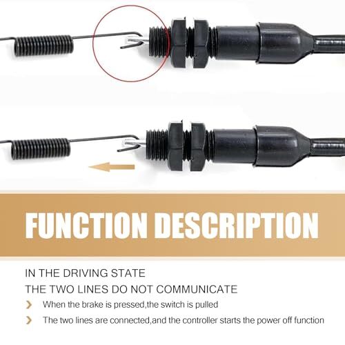 1 PC Motorcycle Brake Light Switch Replacement, Universal Waterproof ...