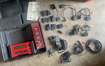 Snap-On OBD Diagnostic Scanner MT2500 Cords Cartridges Adapters Cables ...