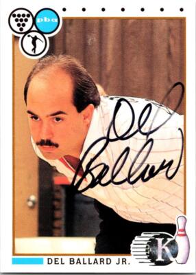Del Ballard Jr. autographed trading card (Bowling Legend, SC) 1990 ...