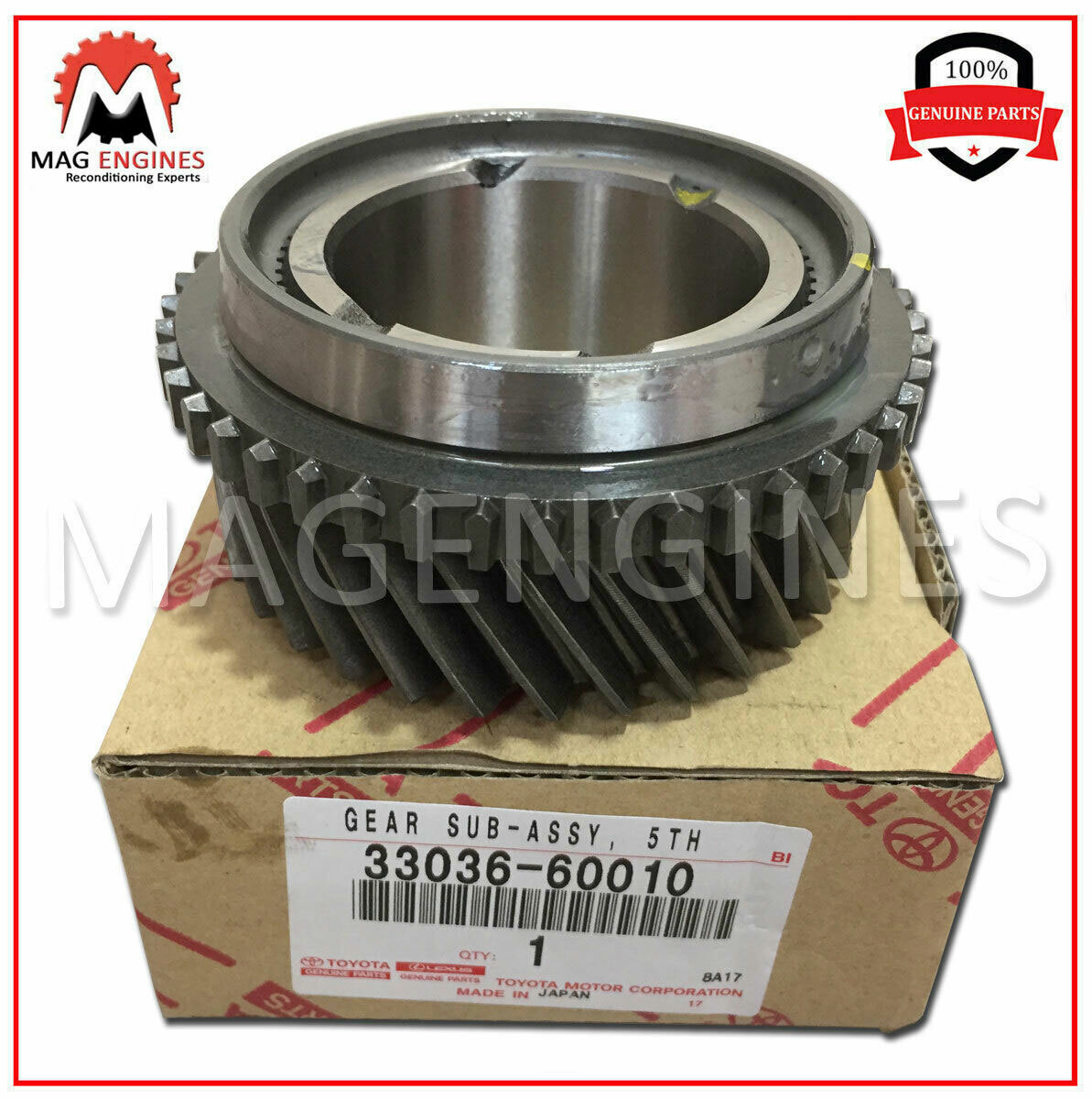 33036-60010 GENUINE OEM GEAR, 5TH SUB-ASSY 3303660010 | eBay
