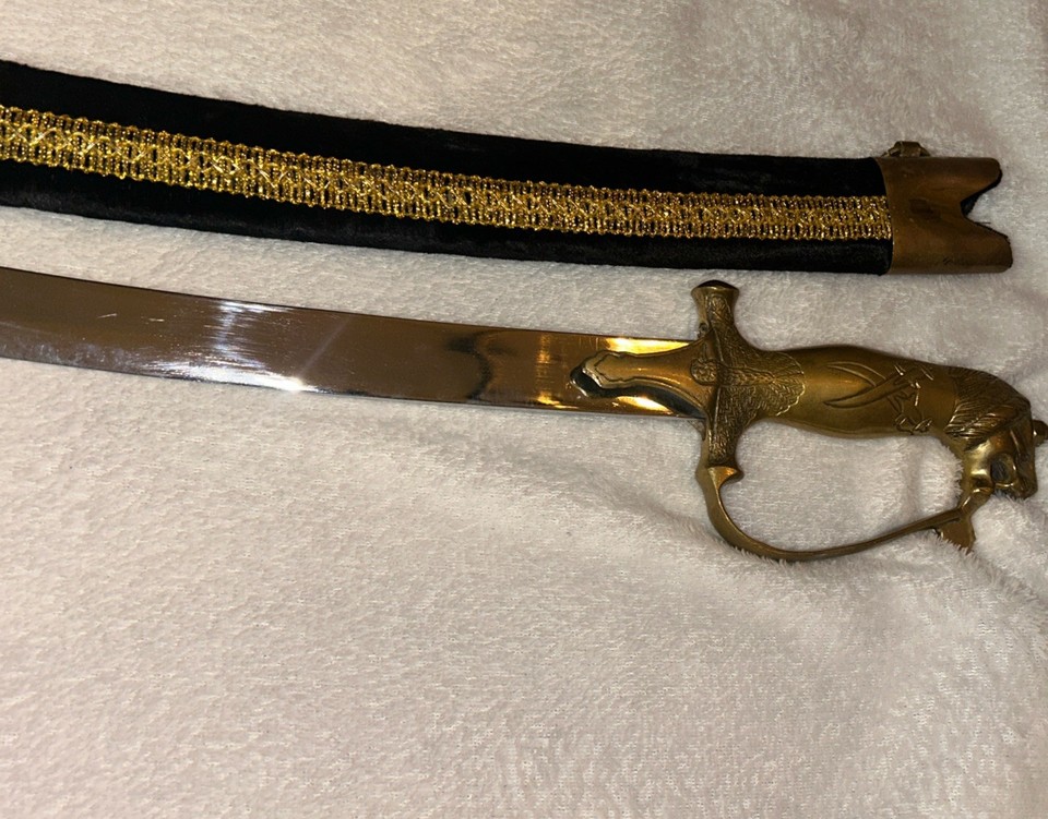 Vintage Shahi Talwar Wedding Sword With Scabbard | eBay