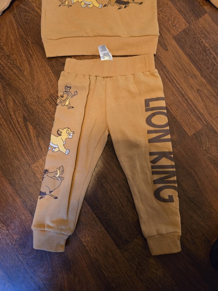 Disney The Lion King 2 Piece Olive Beige Toddler Outfit Size 2T | eBay