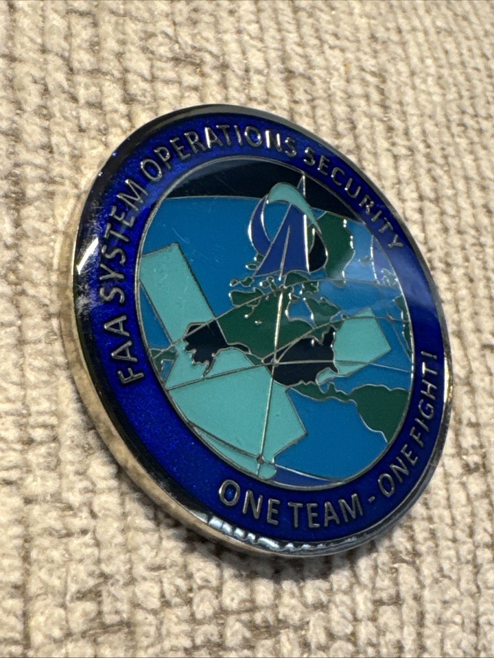 FAA System operation security challenge coin very rare | eBay