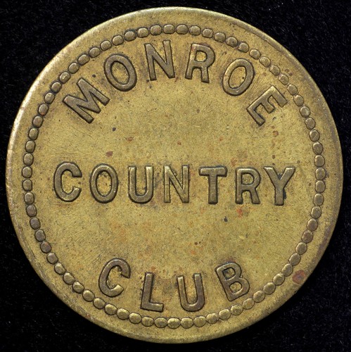 Monroe, Wisconsin Country Club I'll Get Your Goat Token Brass 25mm | eBay
