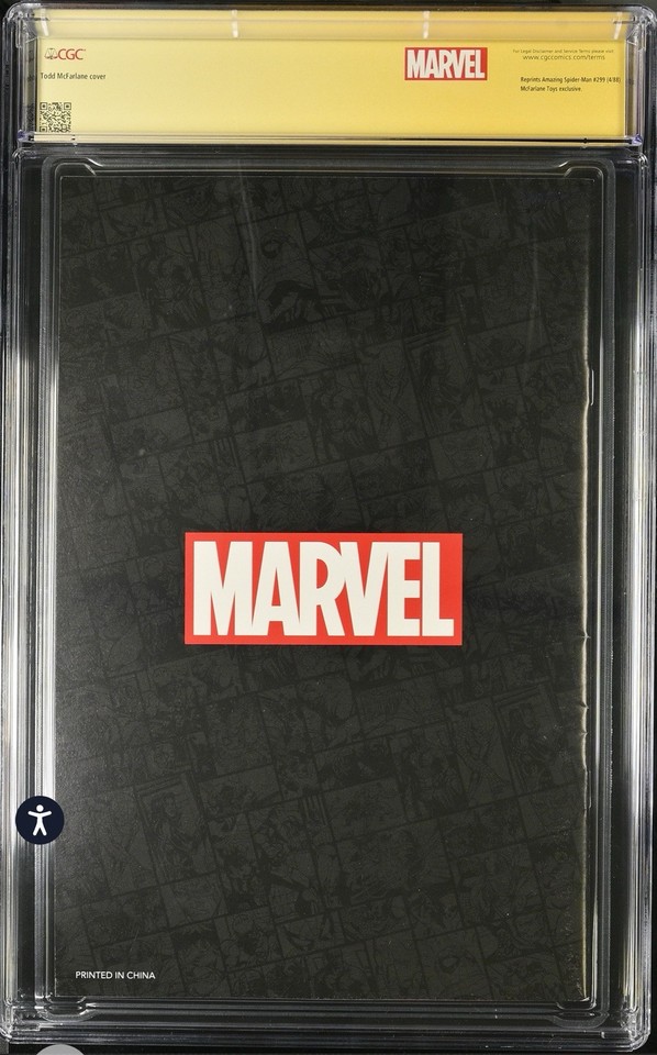 AMAZING SPIDER-MAN #300 CGC SS 9.4 W/Custom Label McFarlane Toys ...