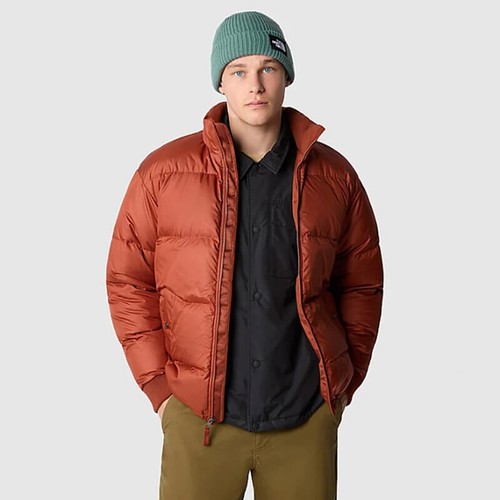 The North Face Mens Down Paralta Puffer Jacket Size M 'Brandy Brown ...