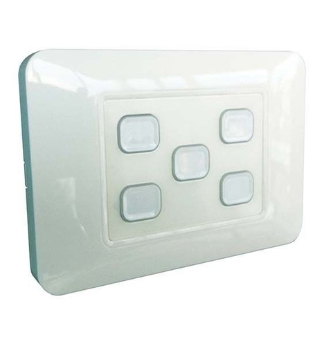 Sphere W.A.S. 5-Gang Wireless Switch Lighting Control System Caravan ...