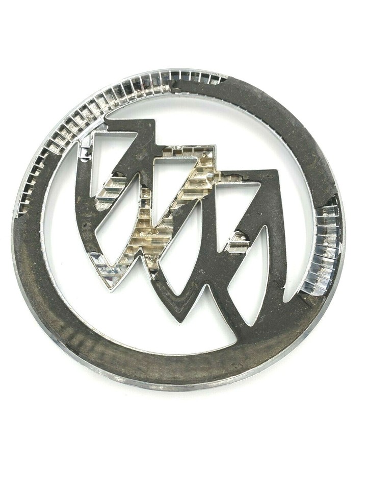 Buick Tri-Shield Emblem Badge | Genuine OEM | Chrome | Round | 5.75 ...