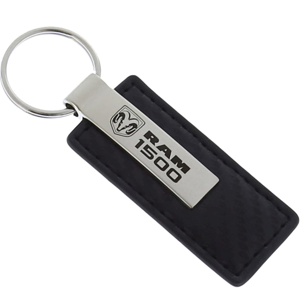 Dodge Ram 1500 Carbon Fiber Leather Keychain (Black) | eBay