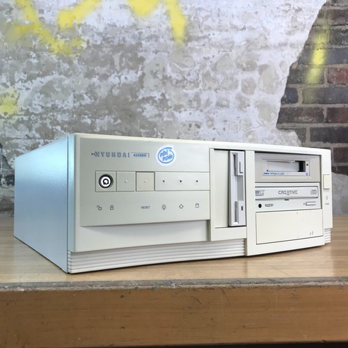 Hyundai 433SDG AT PC Computer 486DX2 66MHz 8MB RAM No HDD for Retro ...