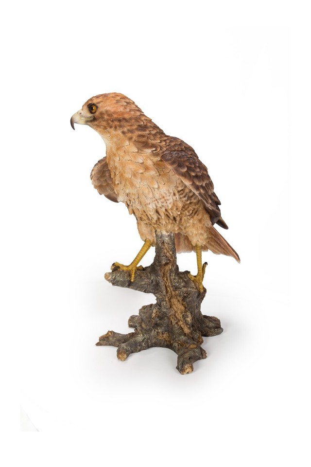 Red Tail Hawk Garden Statue Decoration Eagle Figure Home Decor Ornament ...